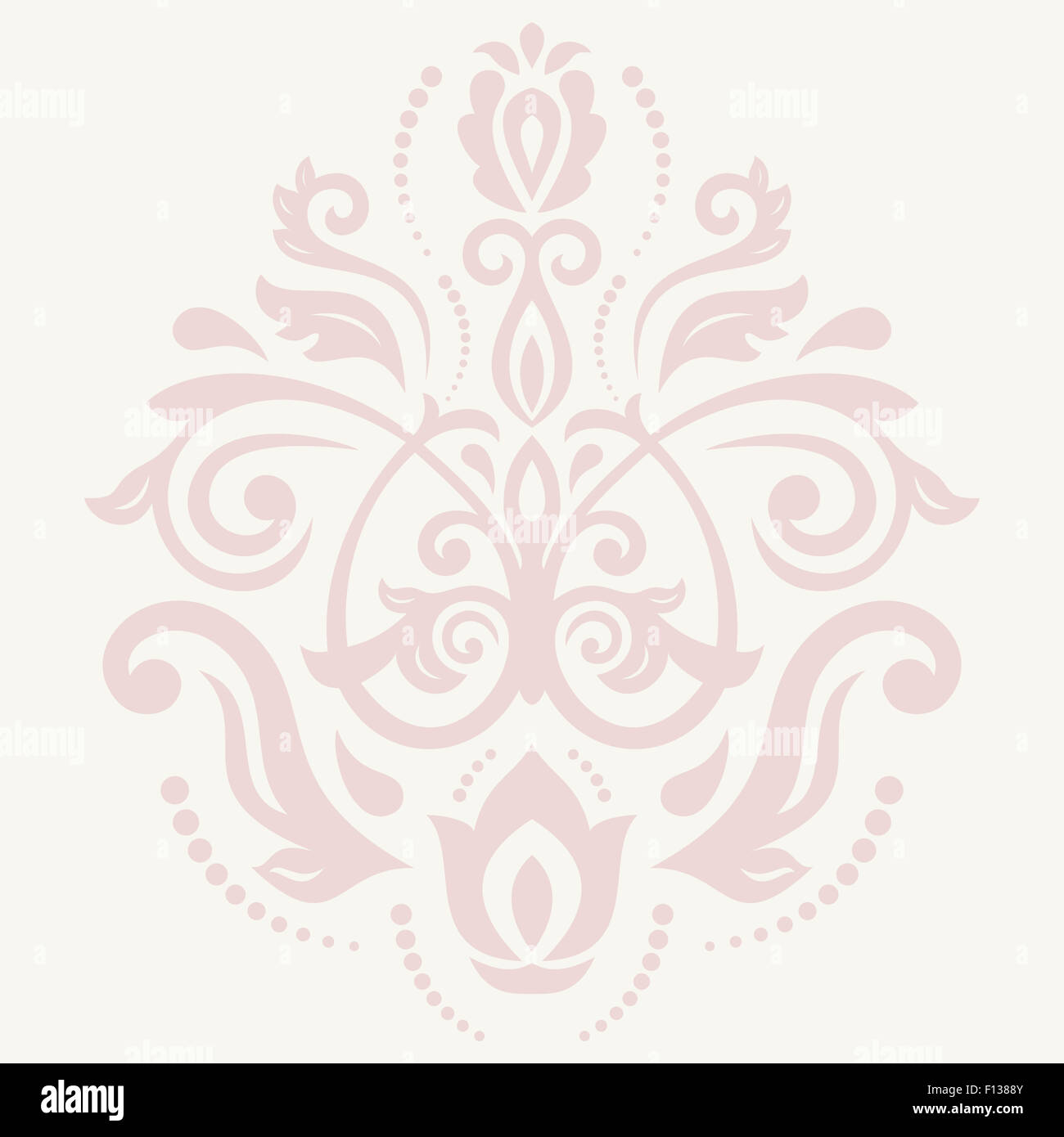Damask Orient Pattern Stock Photo - Alamy