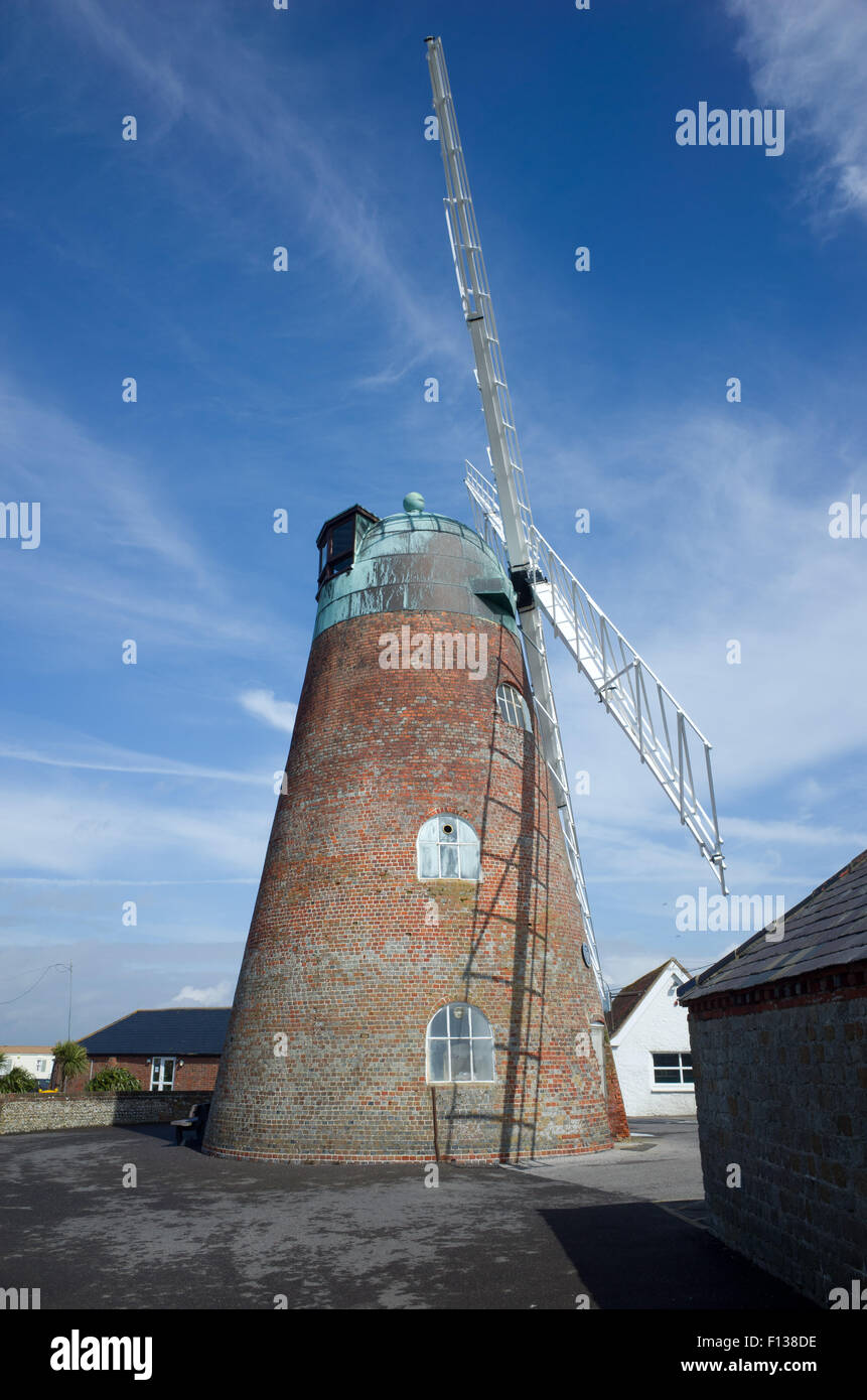 Medmerry Mill Selsey UK Stock Photo - Alamy