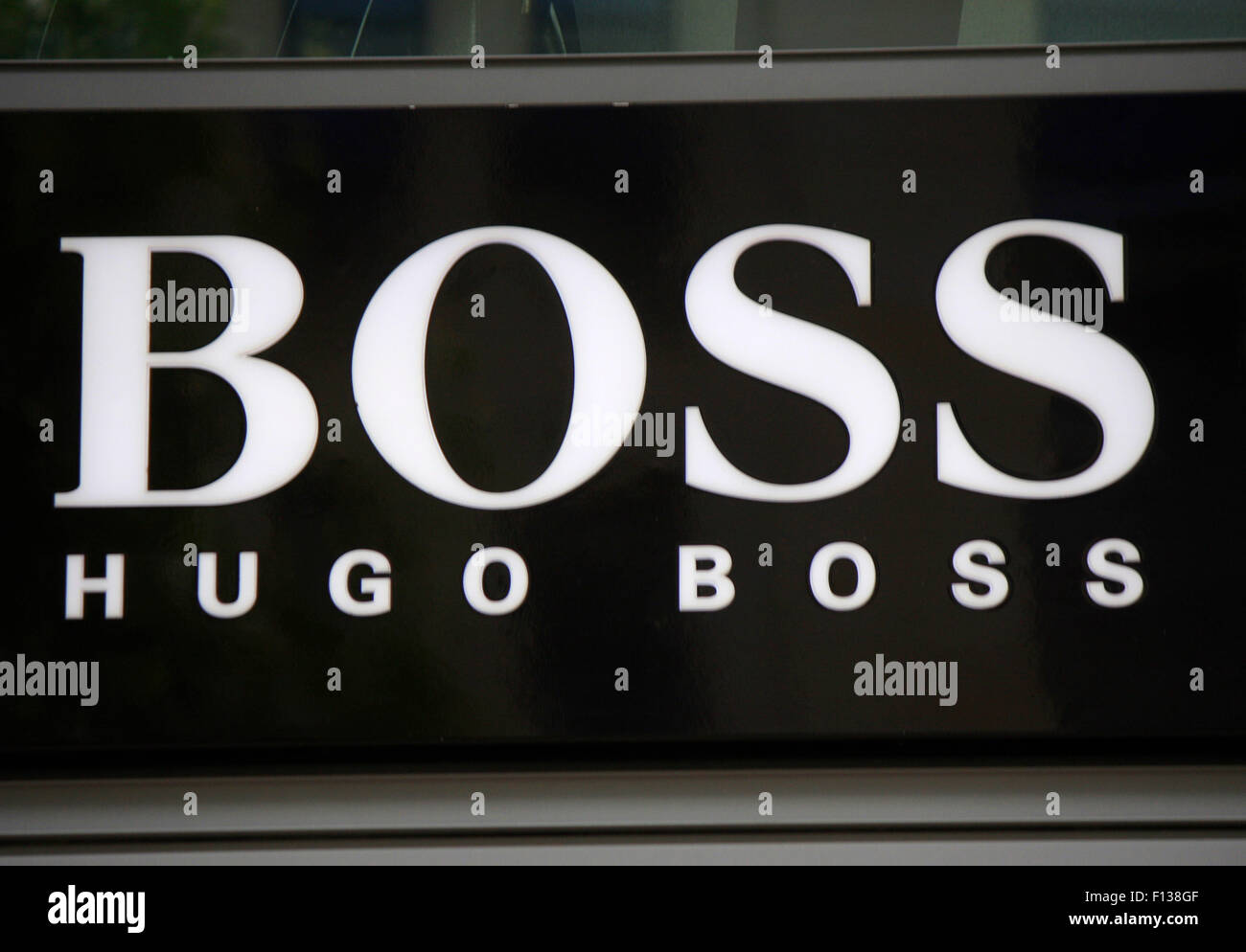 Hugo boss logo hi-res stock photography and images - Alamy