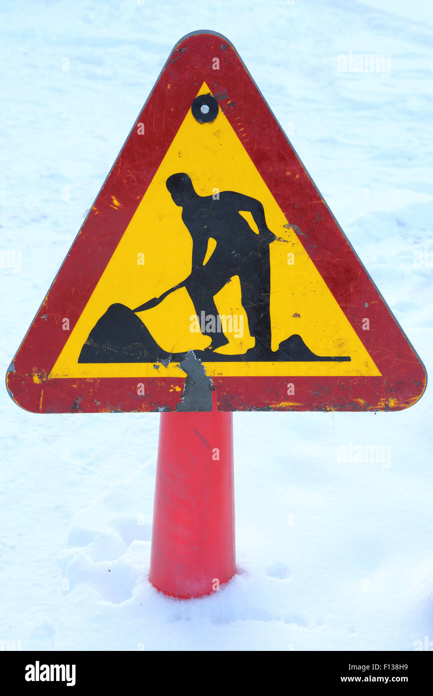 Men at work sign hi-res stock photography and images - Alamy