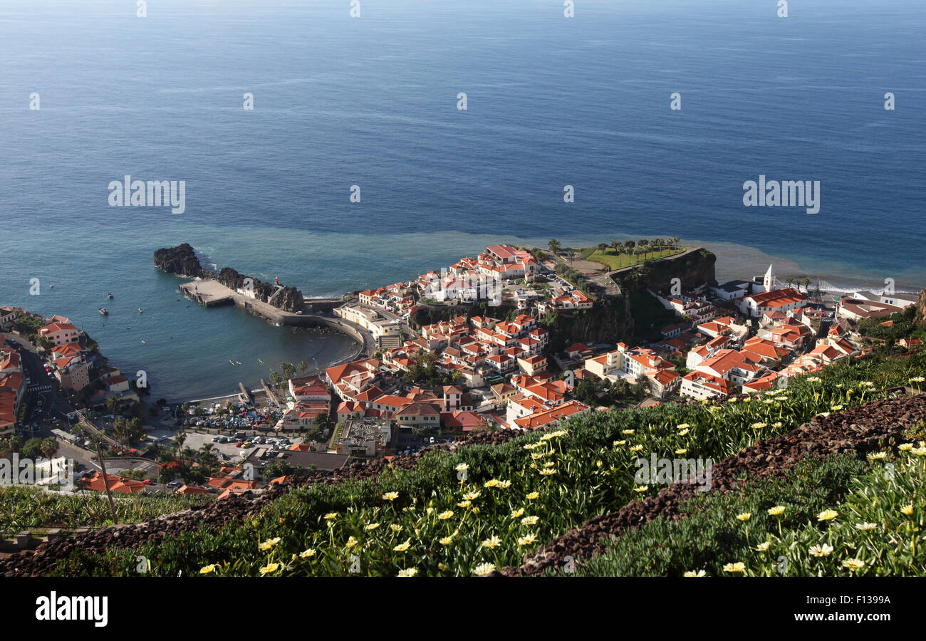 Landscape view of Funchal, the capital city of Madeira, Portugal ...