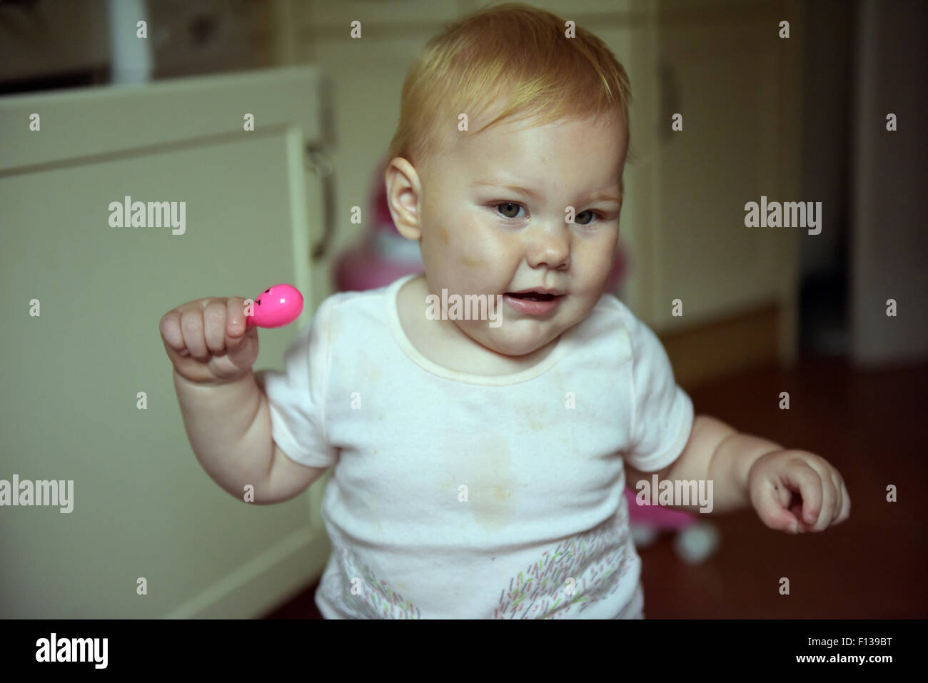 Baby rattle cry hi-res stock photography and images - Alamy