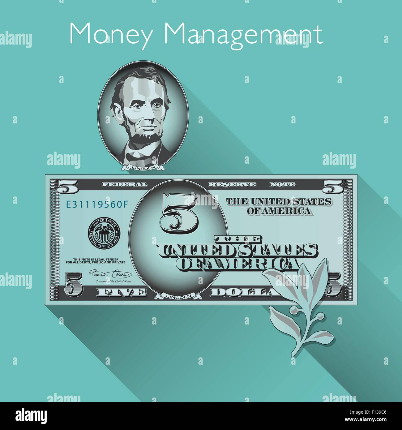 Money Management background with Space for Type Stock Vector Image ...