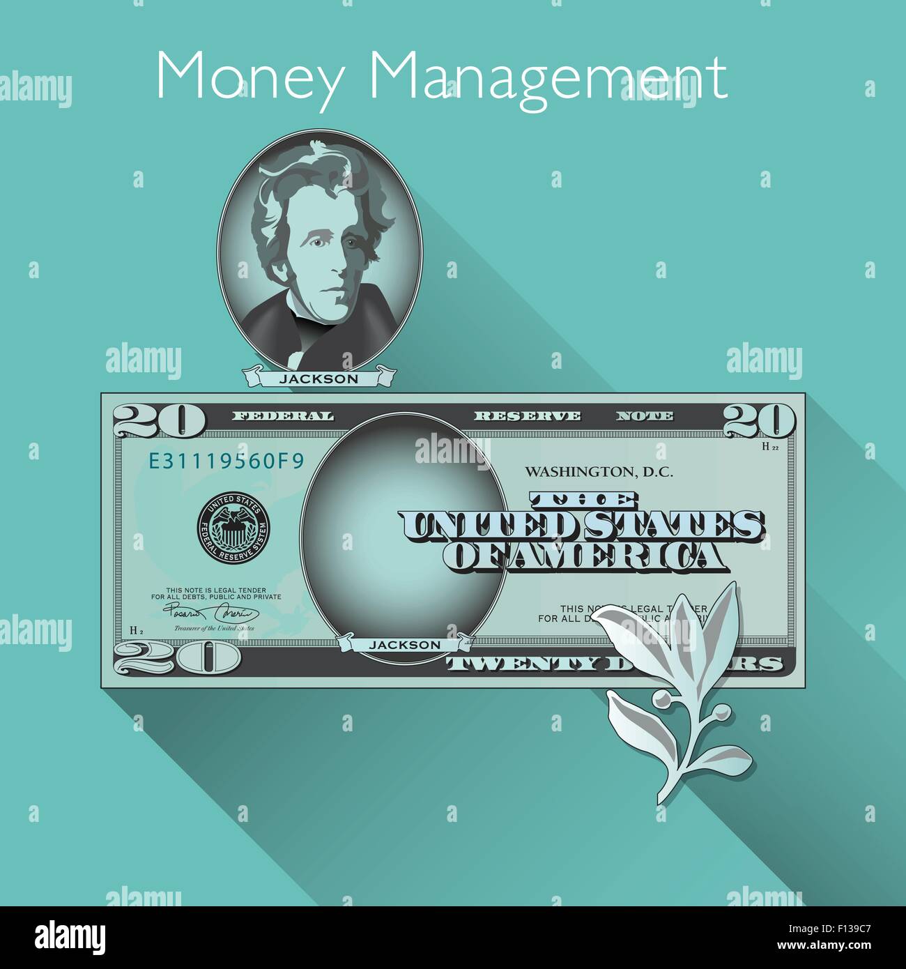 Money Management background with Space for Type Stock Vector Image ...