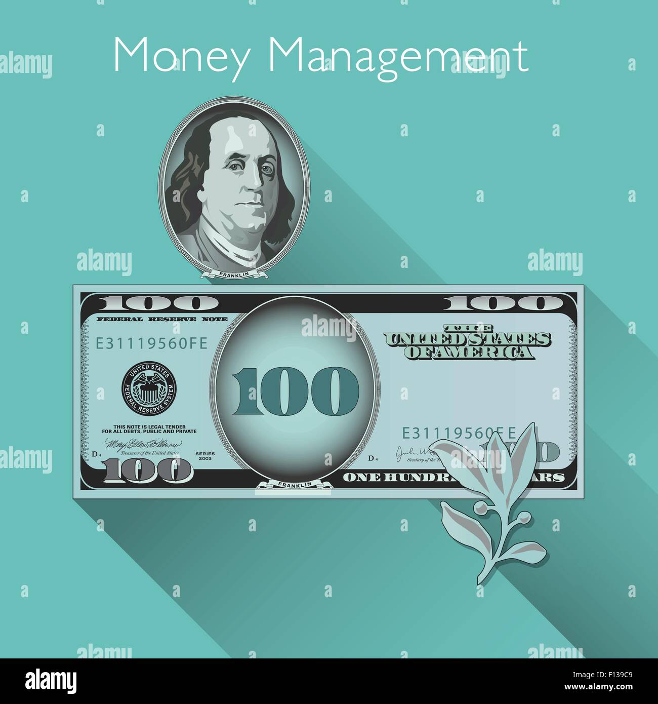 Money Management background with Space for Type Stock Vector Image ...