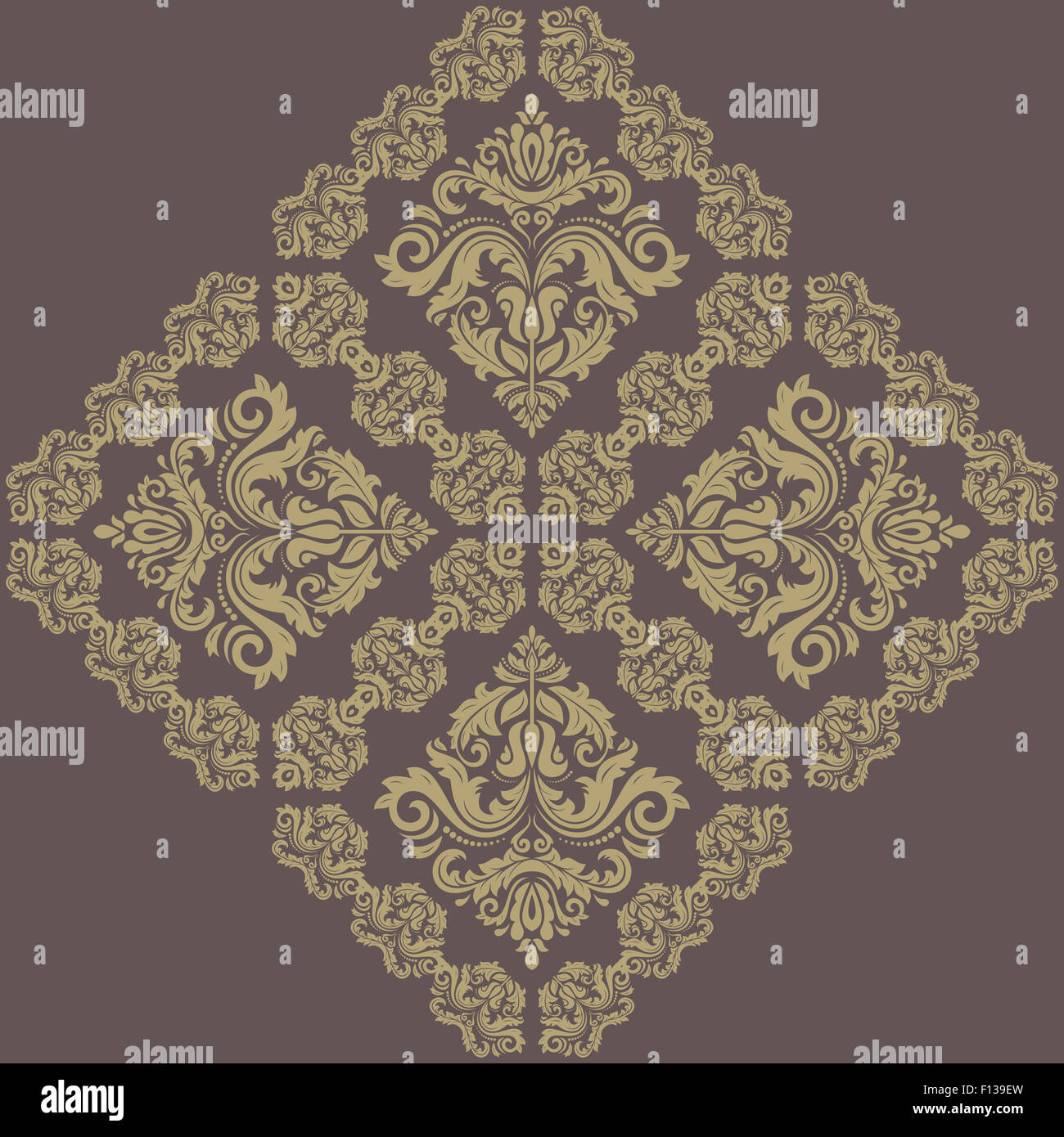 Damask Orient Pattern Stock Photo - Alamy