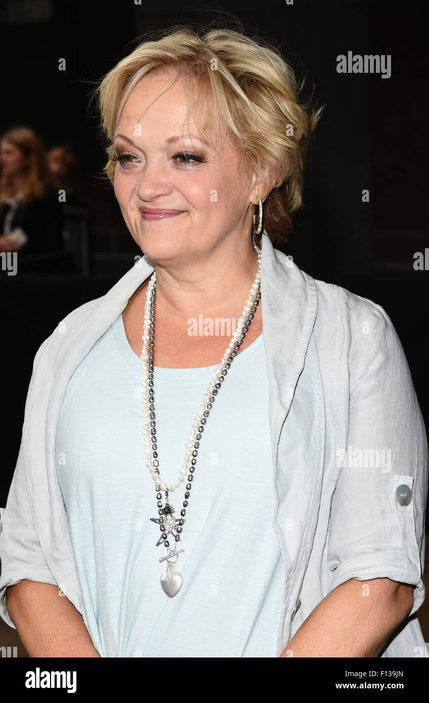 London, UK. Maria Friedman at Hamlet Press Night at The Barbican, Silk ...
