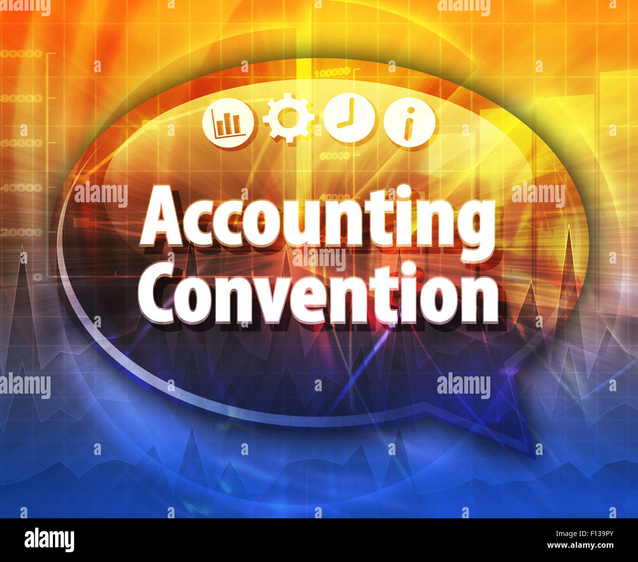 Speech bubble dialog illustration of business term saying Accounting ...