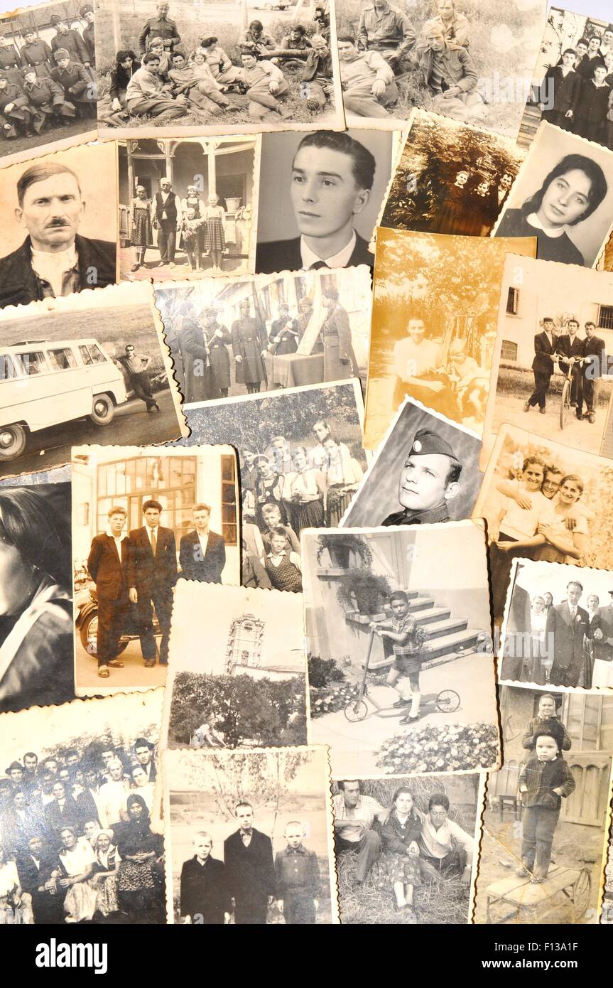 Ancient family photographs album hi-res stock photography and images ...