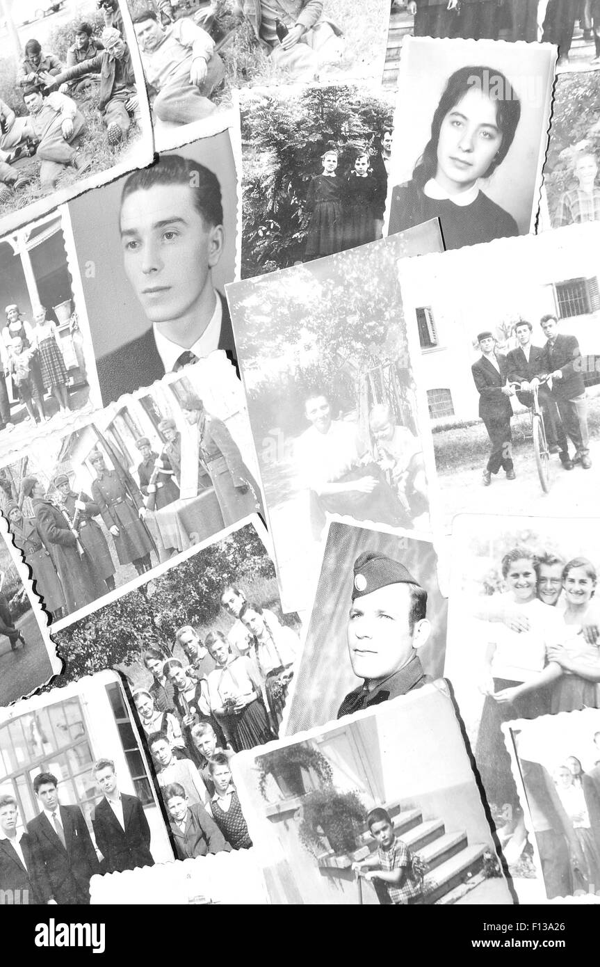 Old photos memory Black and White Stock Photos & Images - Alamy