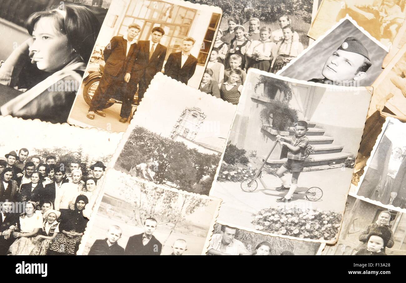 Ancient family photographs album hi-res stock photography and images ...