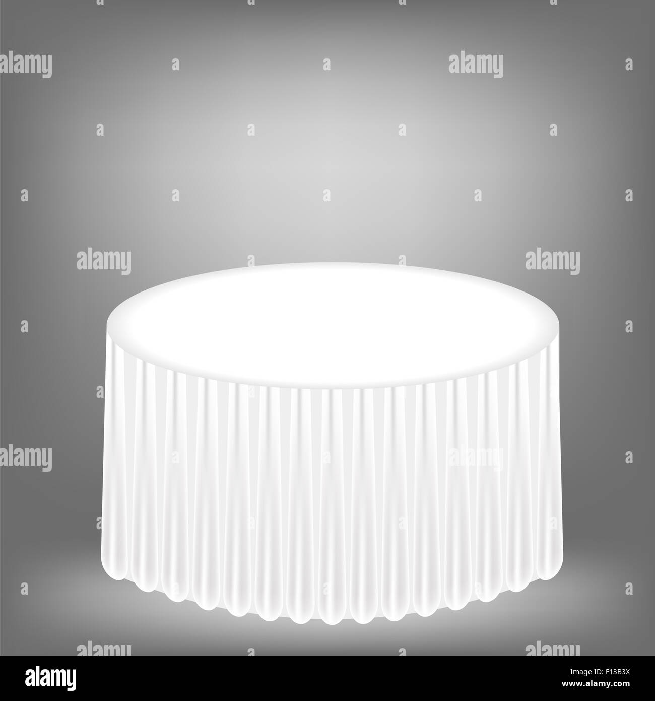Pedestal table round Black and White Stock Photos & Images - Alamy