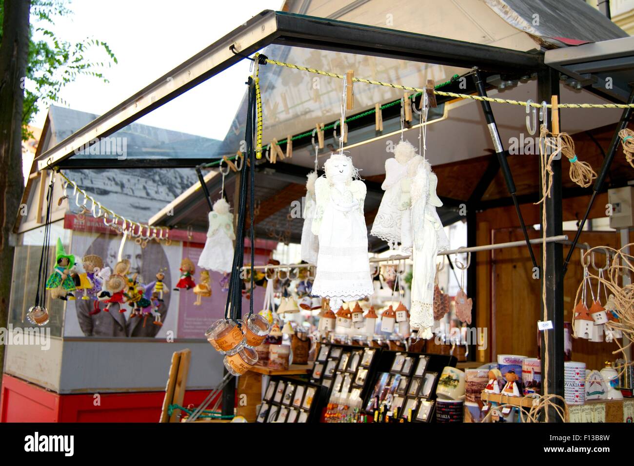 Souvenirs shop in Bratislava Stock Photo - Alamy