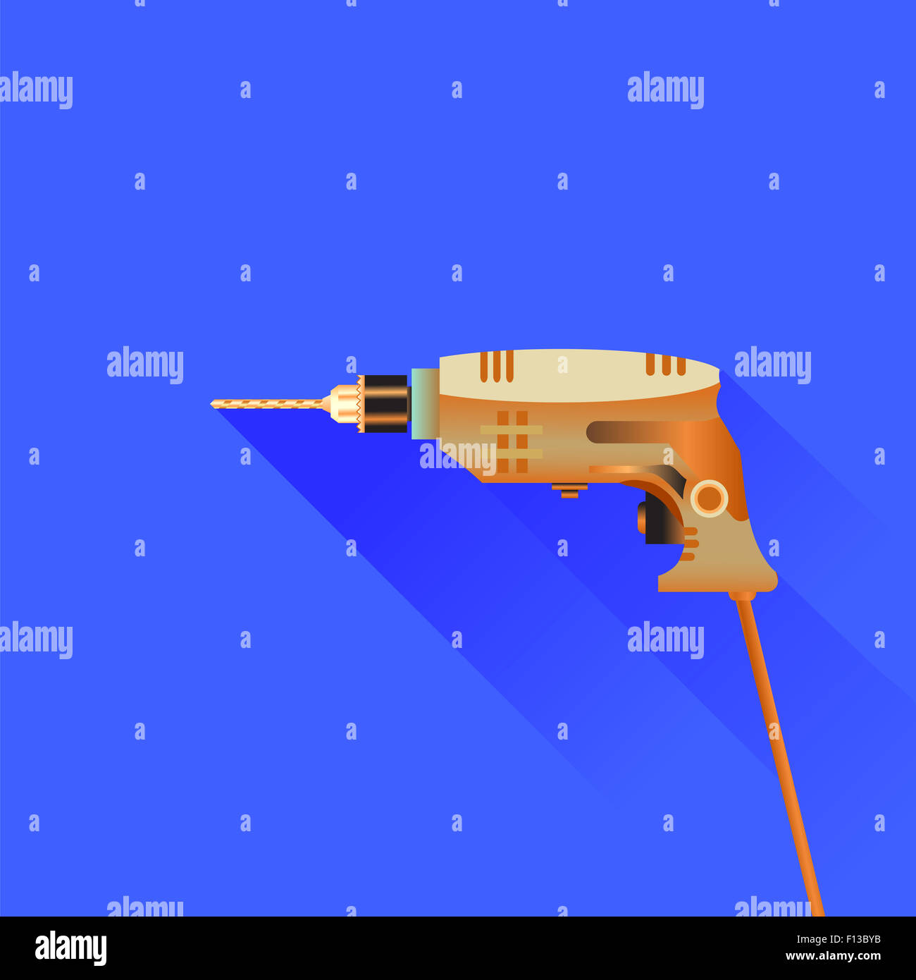 Electric cordless drill icon hi-res stock photography and images - Alamy