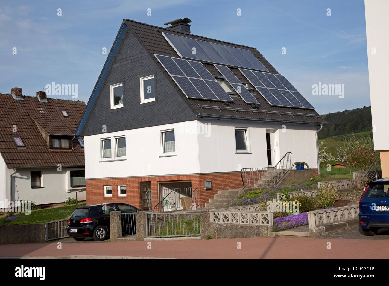 Germany solar panels on house hi-res stock photography and images - Alamy