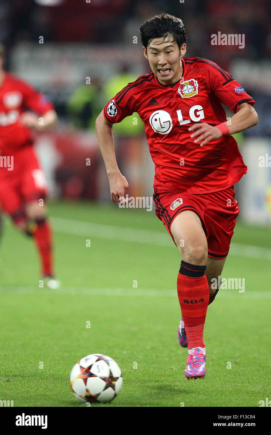 Leverkusen, Germany. 01st Oct, 2014. Leverkusen's Heung-Min Son during ...