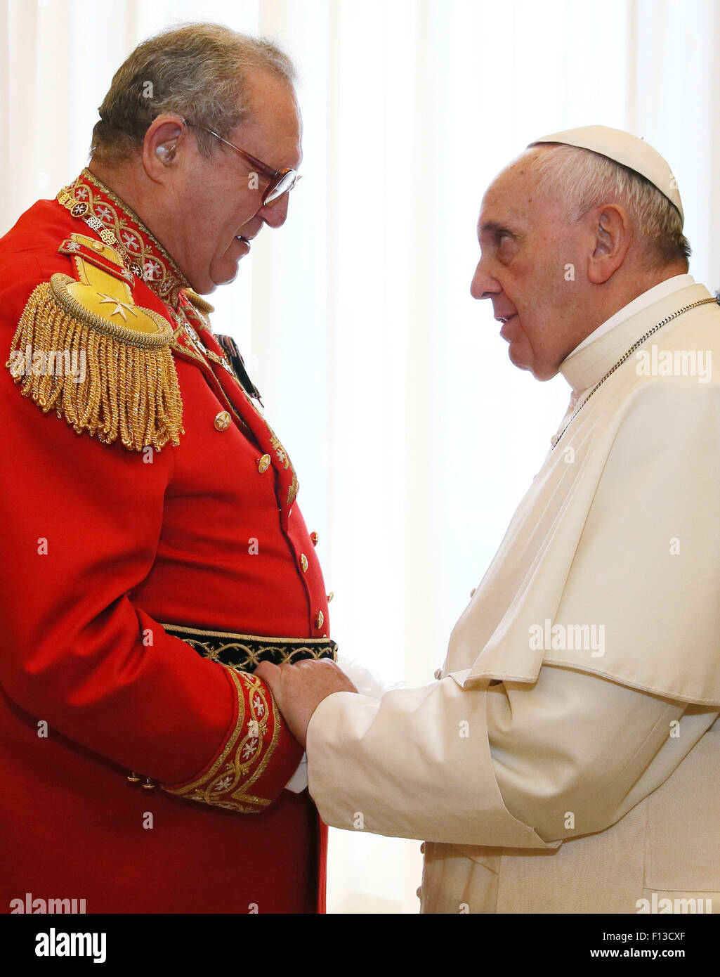 Pope Francis meets with the 79th Prince and Grand Master of the ...