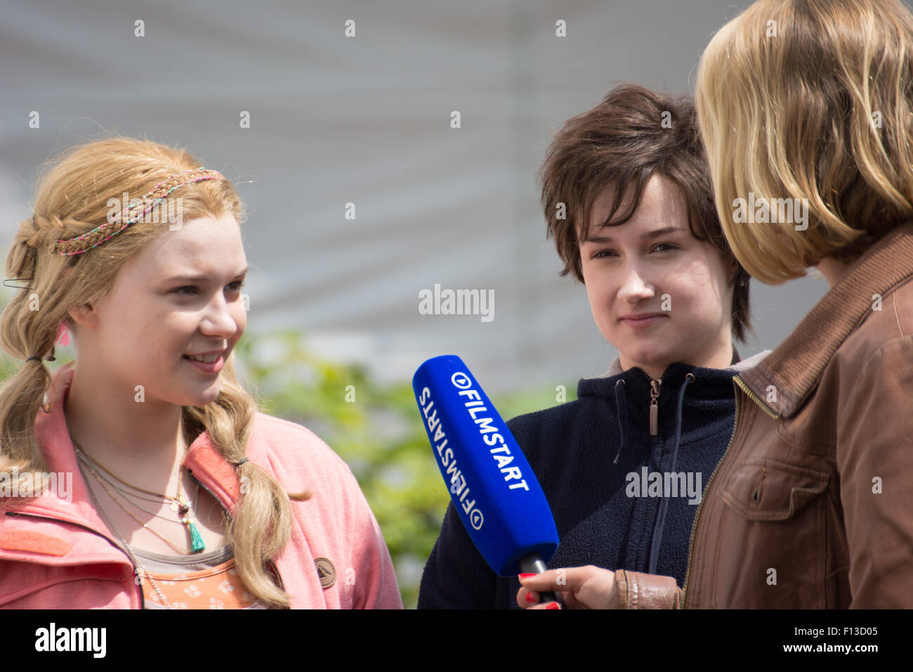 Vampirschwestern 3 photocall at a church in Schwalmtal Featuring: Marta ...