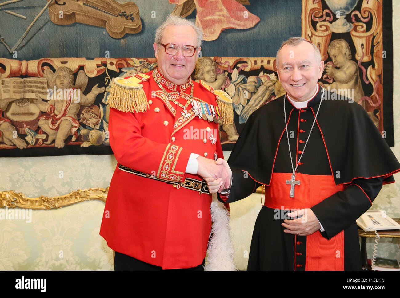 Pope Francis meets with the 79th Prince and Grand Master of the ...