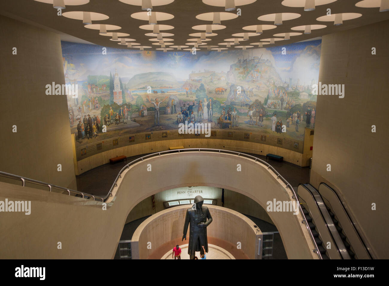 Bronze Statue Of William Penn High Resolution Stock Photography and ...
