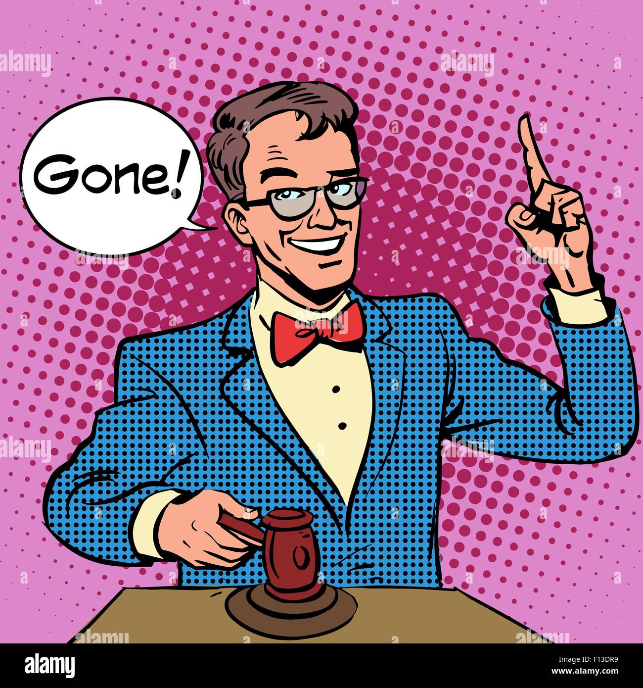 Auction auctioneer sells Stock Vector Image & Art - Alamy