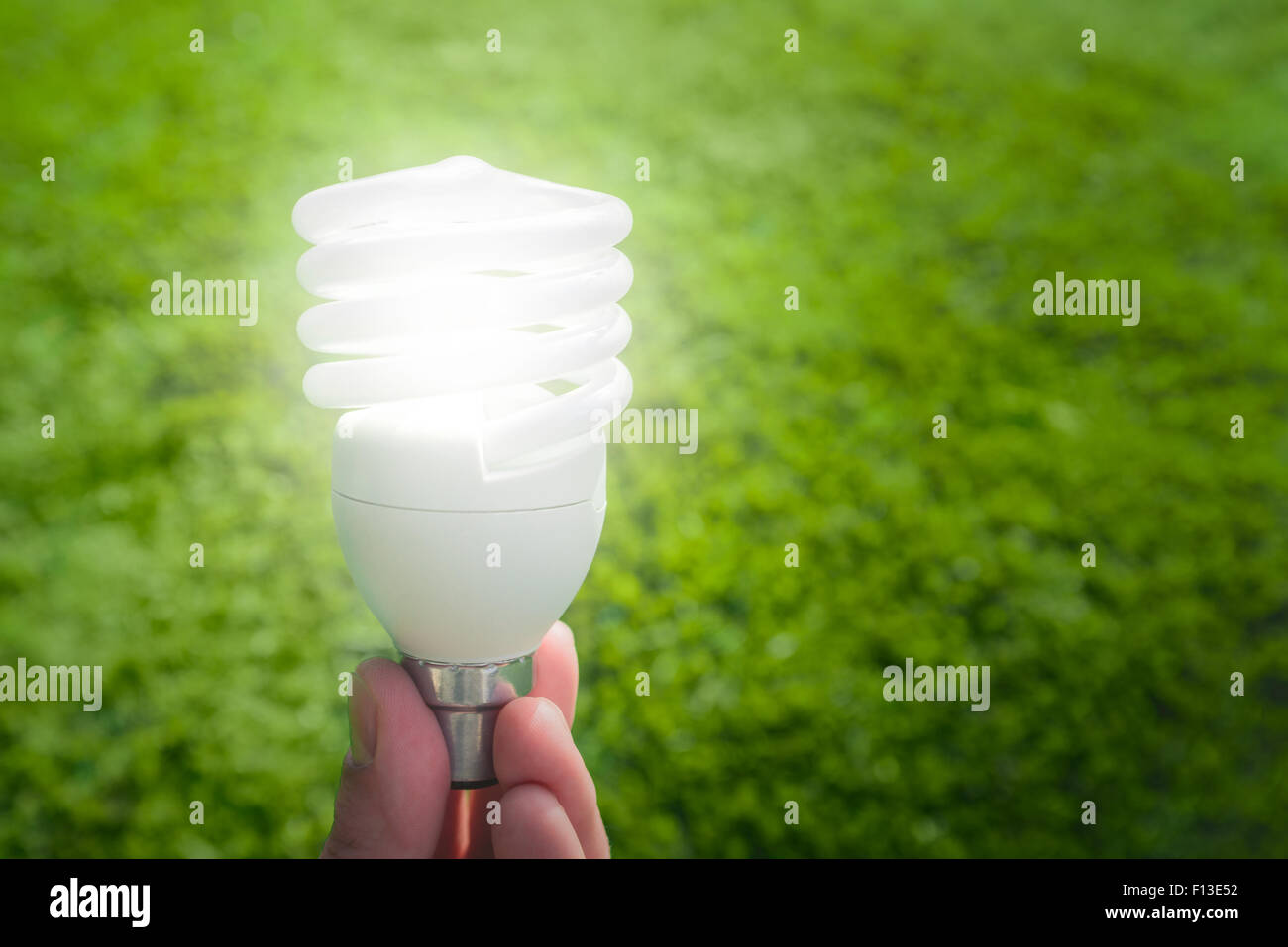 Light bulb in hand hi-res stock photography and images - Alamy