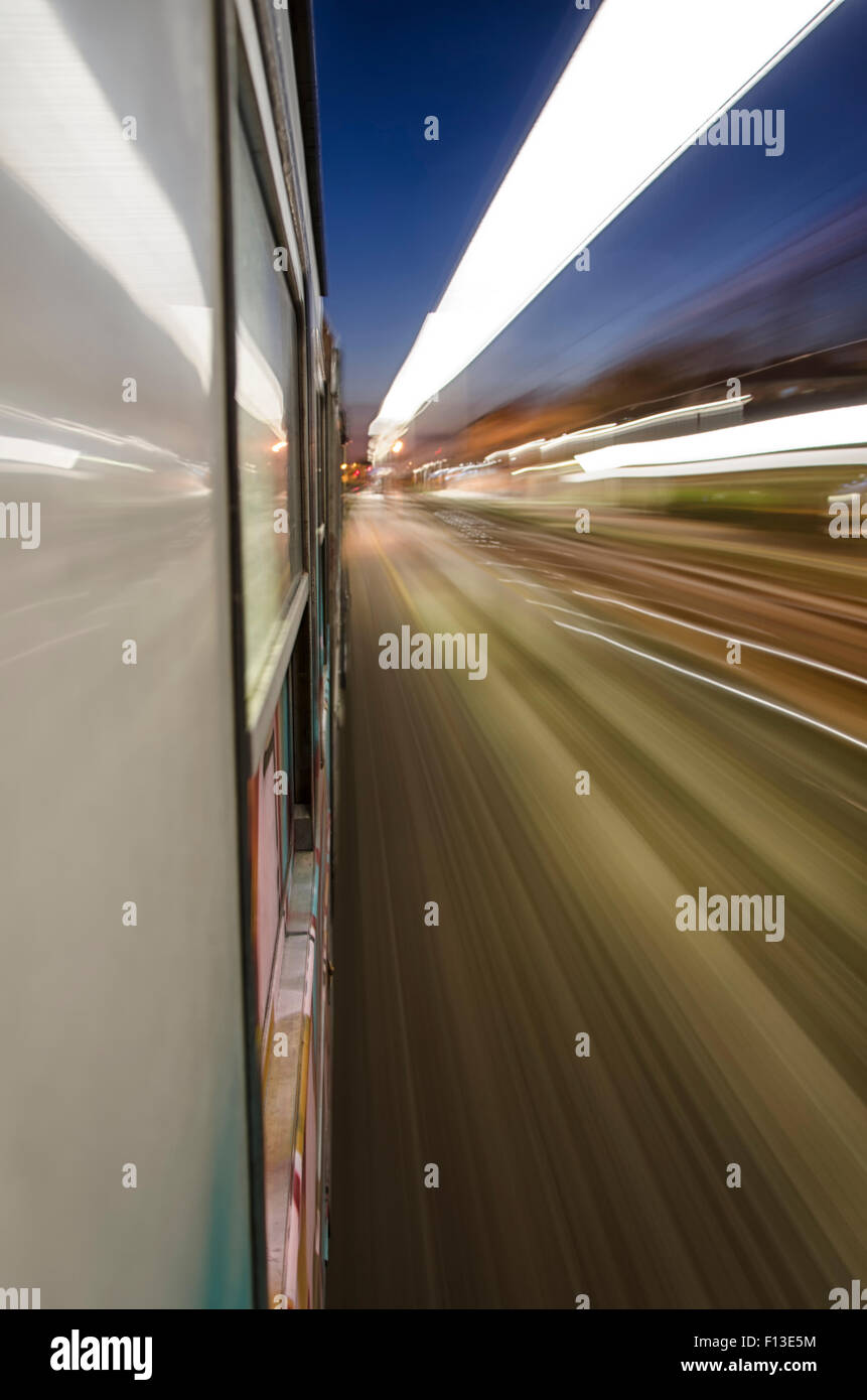 Ray of light from the train window Stock Photo - Alamy