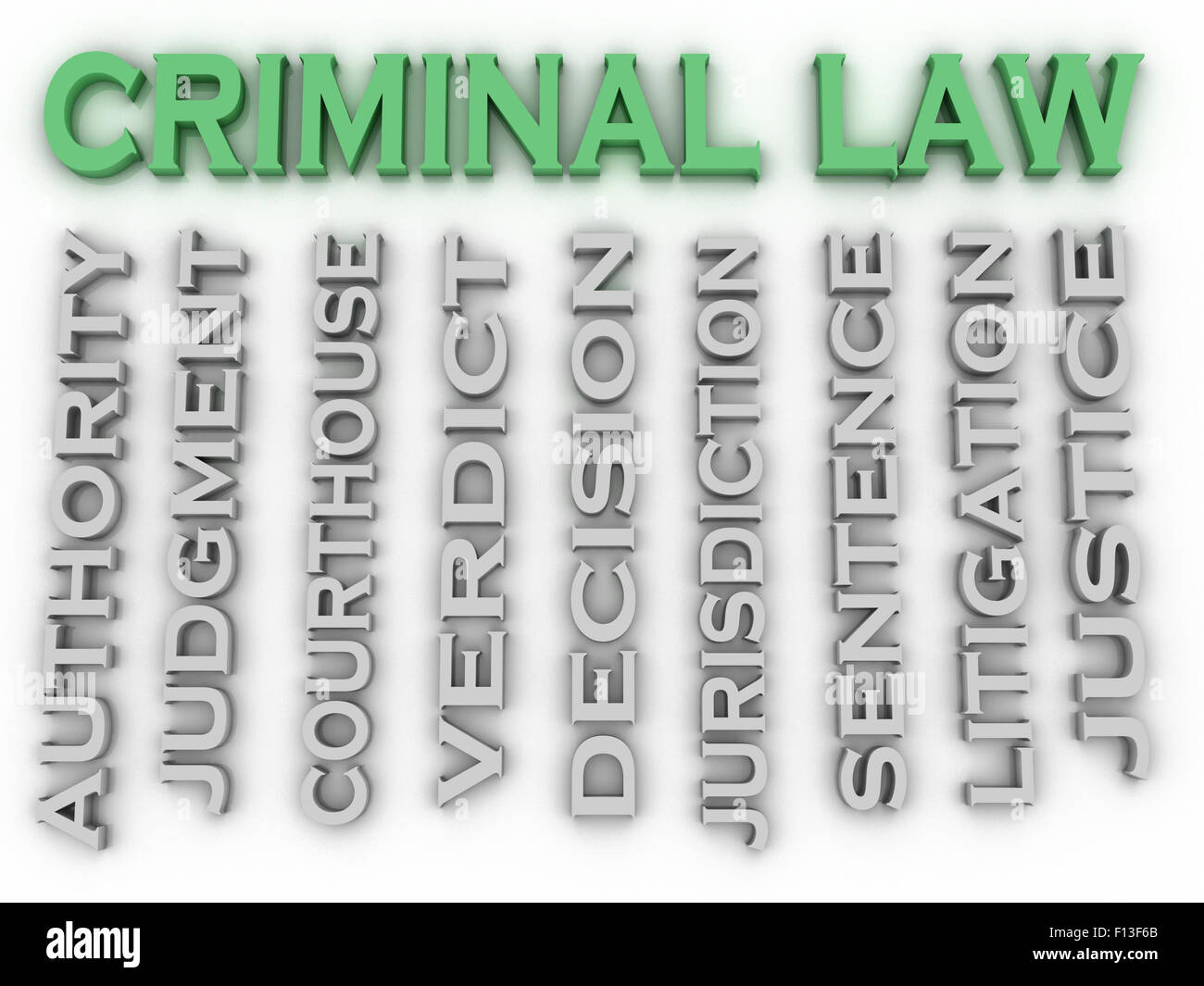 3d image Criminal law word cloud concept Stock Photo - Alamy