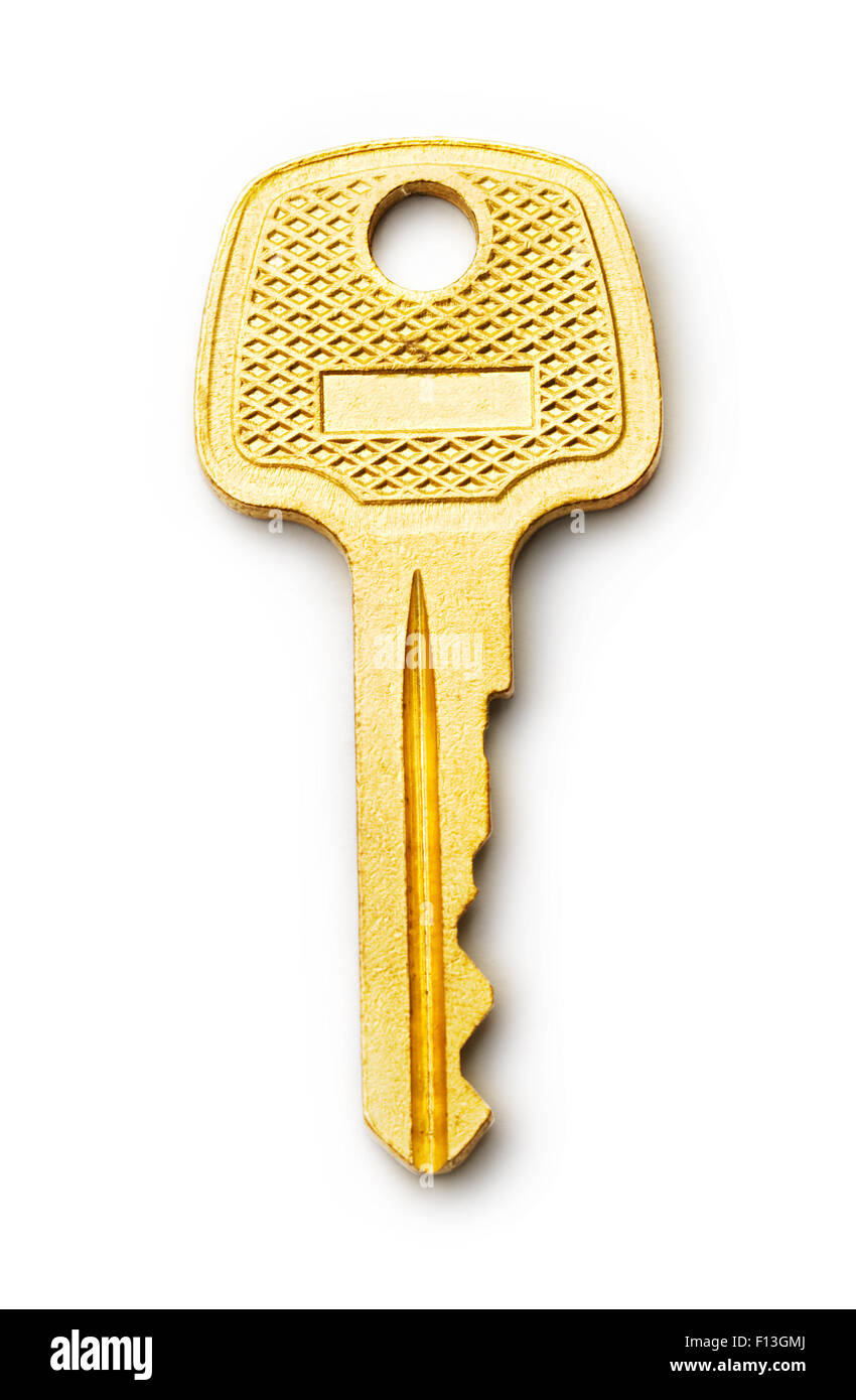 Key in closeup Cut Out Stock Images & Pictures - Alamy