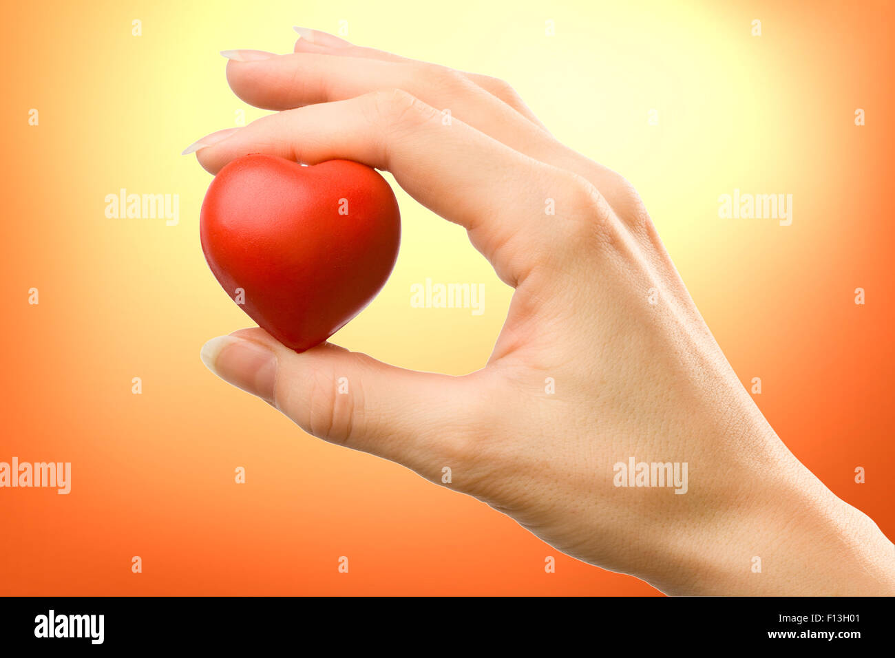 Heart hand symbol silhouette hi-res stock photography and images - Alamy