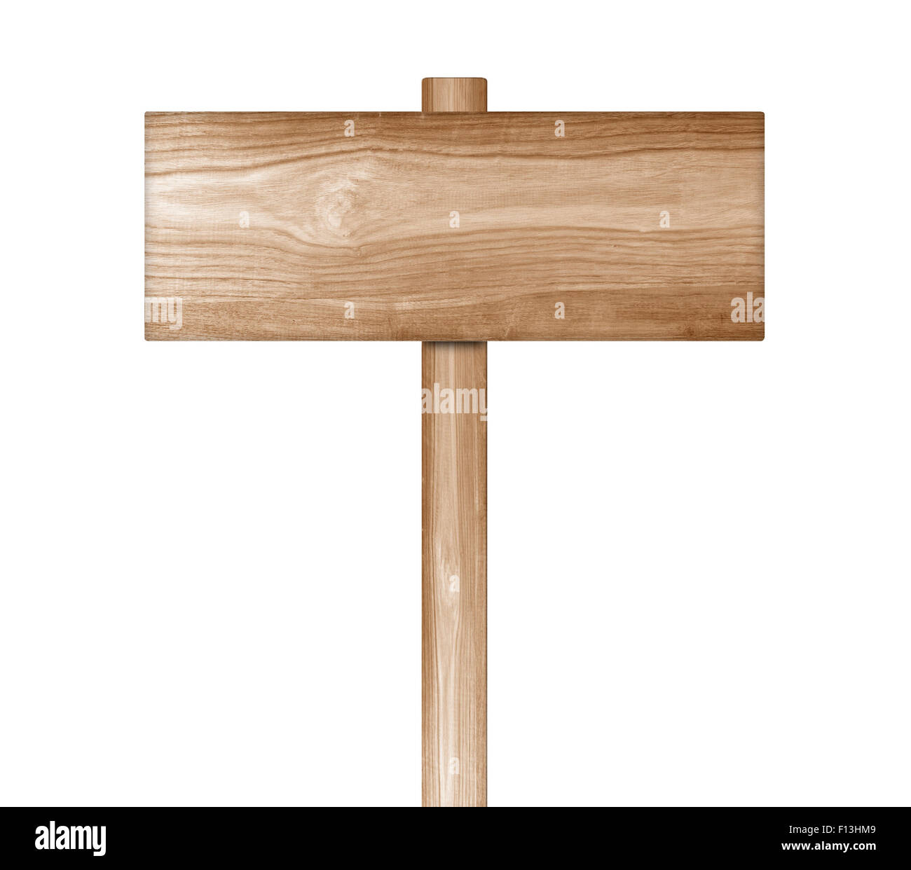 Wooden old sign isolated on background white Stock Photo - Alamy