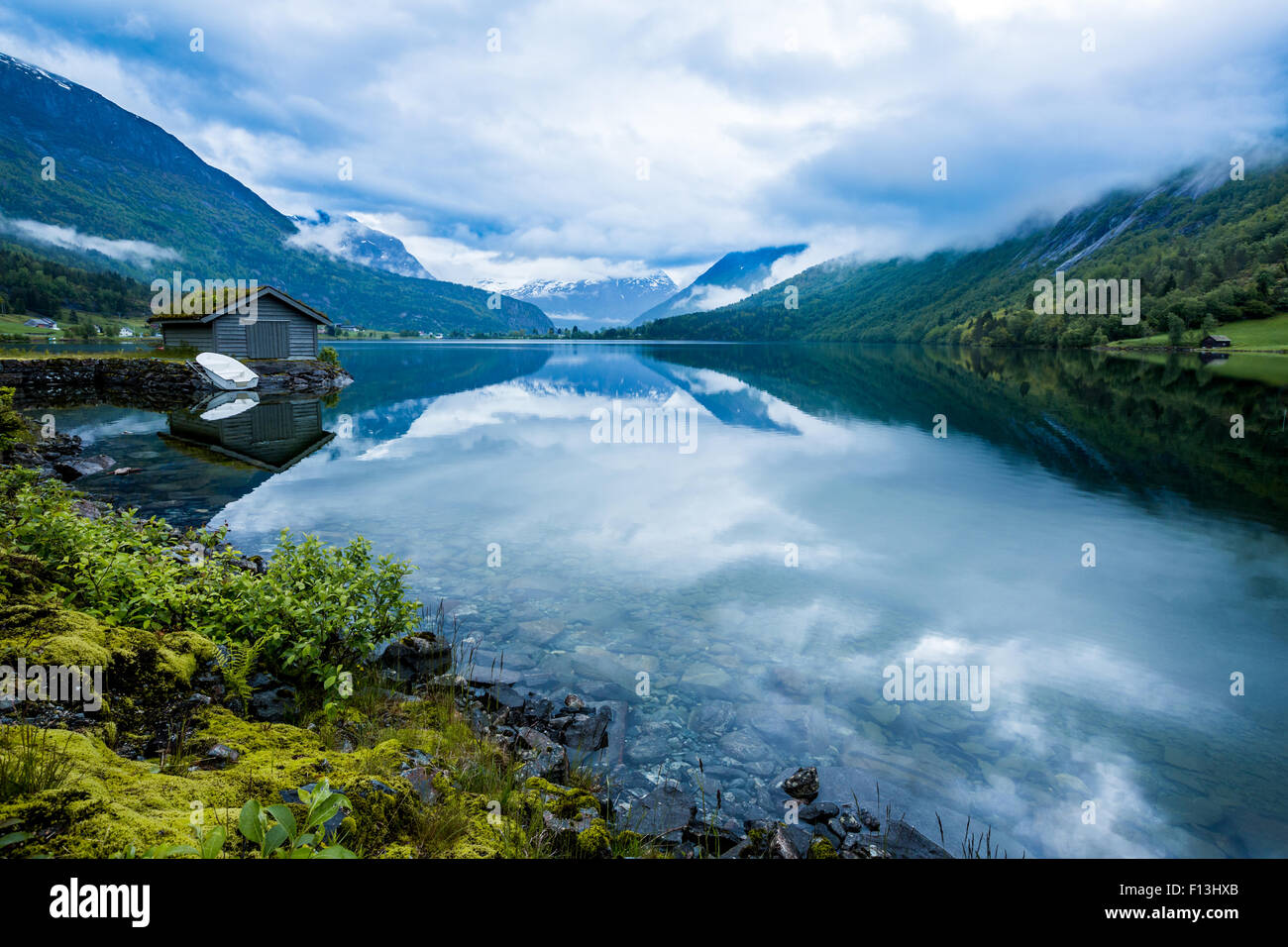 Beautiful Nature Norway natural landscape Stock Photo - Alamy