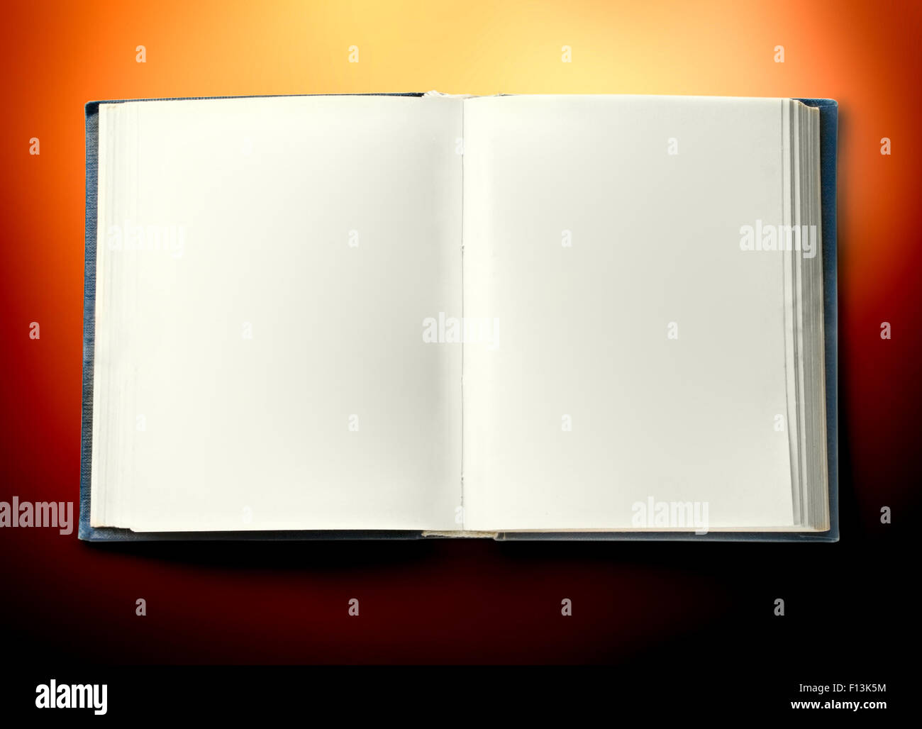 Blank opened book as background in closeup Stock Photo - Alamy