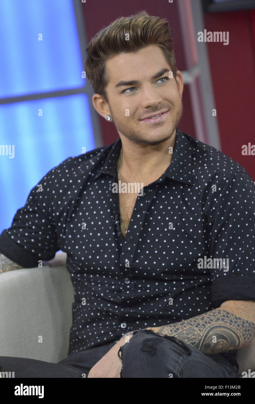 Adam Lambert appears on Global TV's 'The Morning Show' to promote his ...