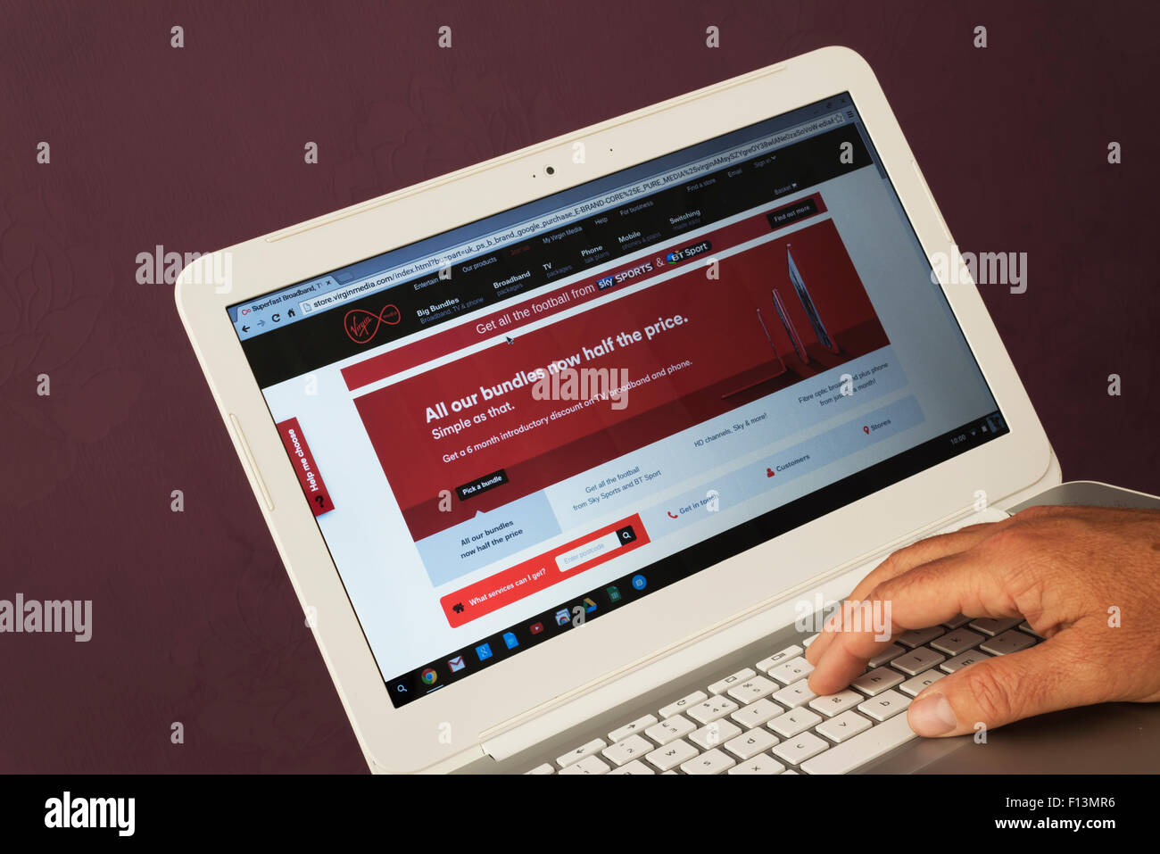 The virgin media website hi-res stock photography and images - Alamy