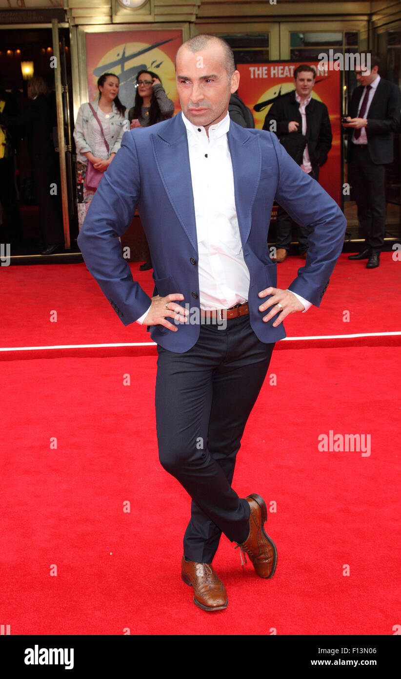 London, UK. Louie Spence at Miss Saigon Press Night at the Prince ...