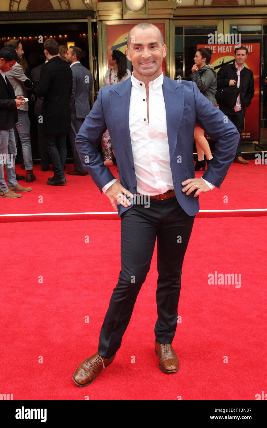 London, UK. Louie Spence at Miss Saigon Press Night at the Prince ...