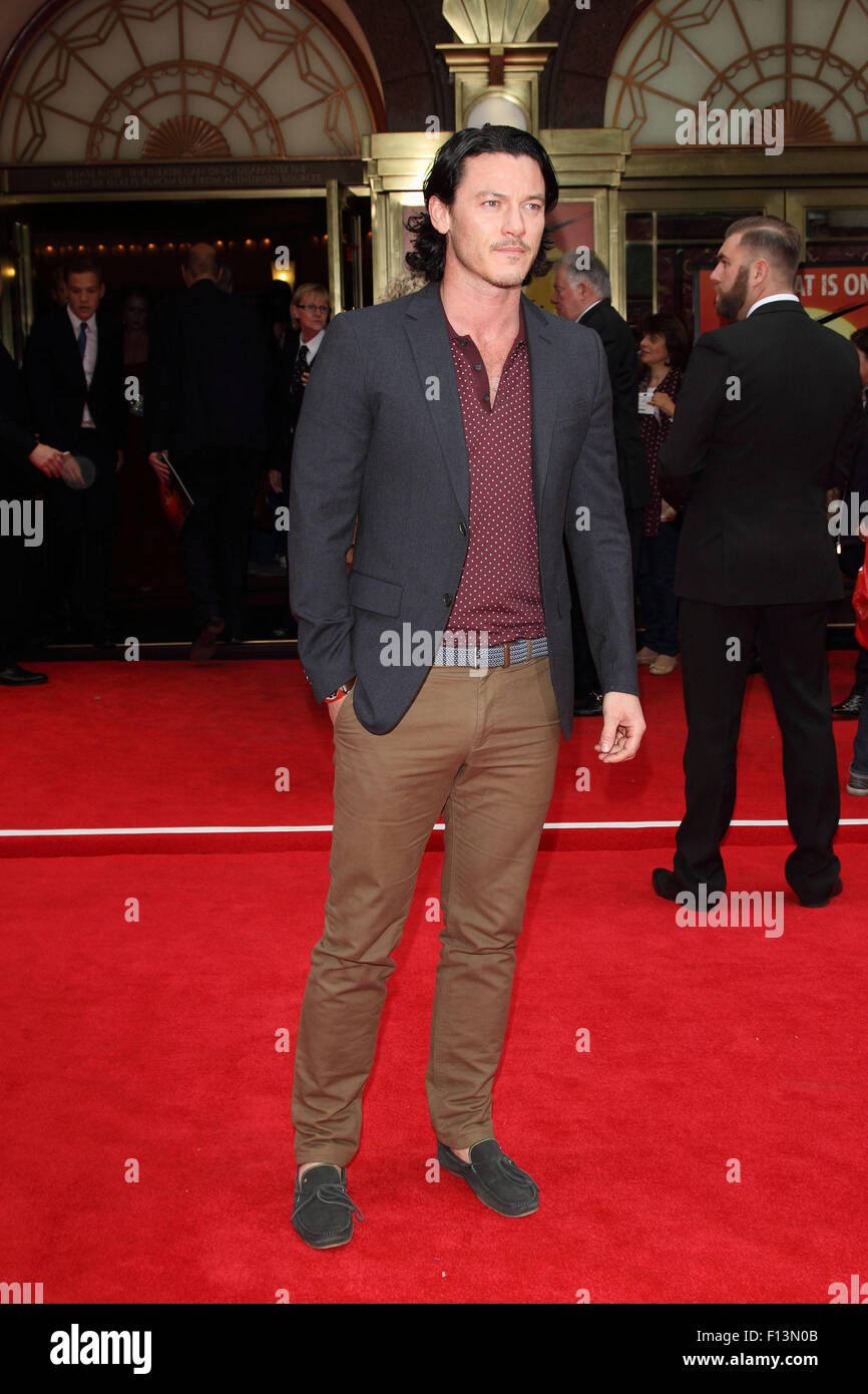 London, UK. Luke Evans at Miss Saigon Press Night at the Prince Edward ...