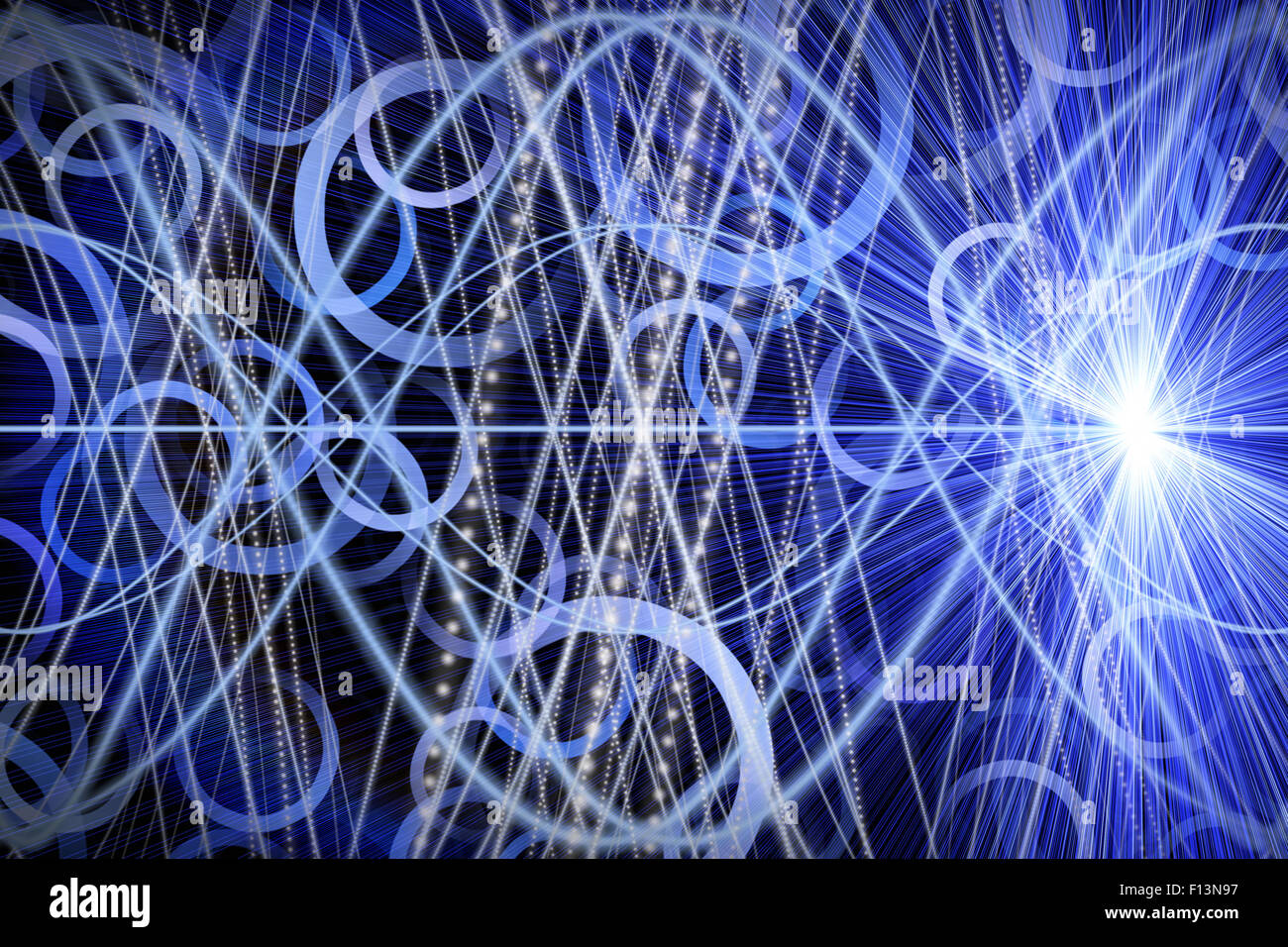 Futuristic technology wave background design with lights Stock Photo ...