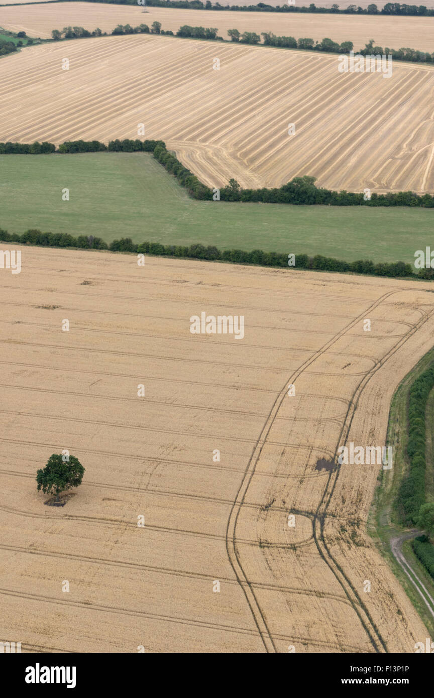 Aerial view of uk farms and agriculture hi-res stock photography and ...