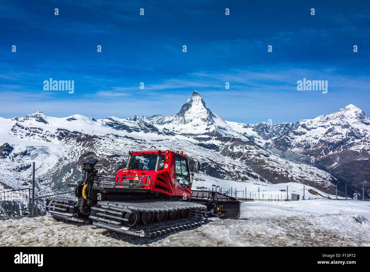 Views of the train ride to the Matterhorn, Zermatt, Switzerland Stock ...