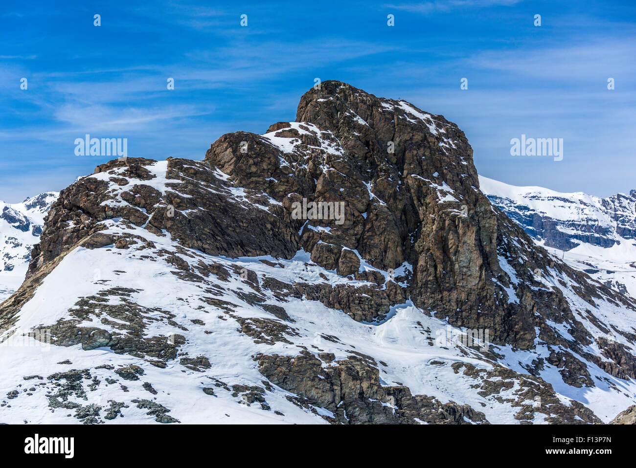 Views of the train ride to the Matterhorn, Zermatt, Switzerland Stock ...