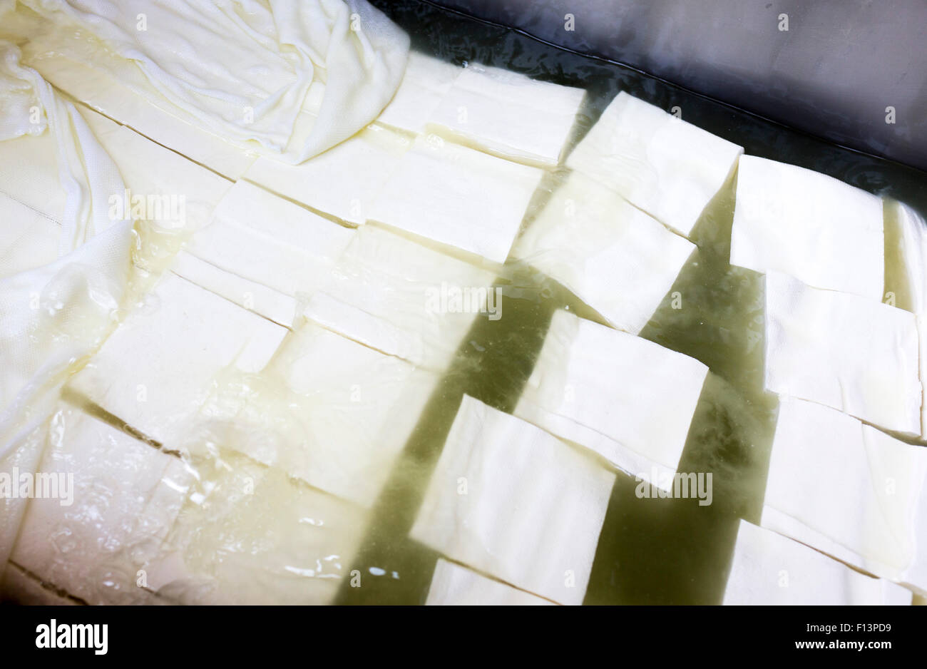 Feta is a brined curd white cheese made in Bulgaria from sheep's milk ...