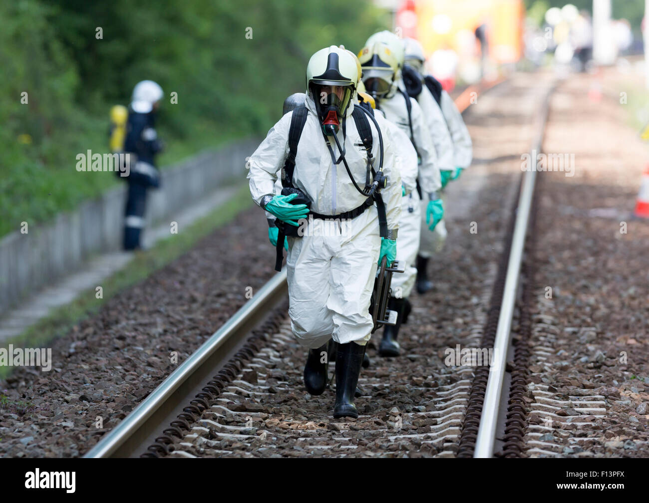 Hazardous chemicals fire department hi-res stock photography and images ...