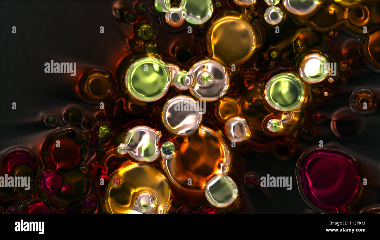 Wonderful abstract illustrated glass object Stock Photo - Alamy