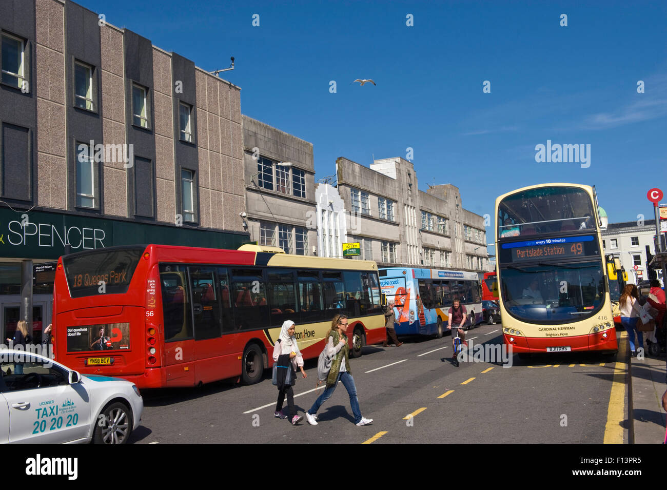 Brighton buses hi-res stock photography and images - Alamy