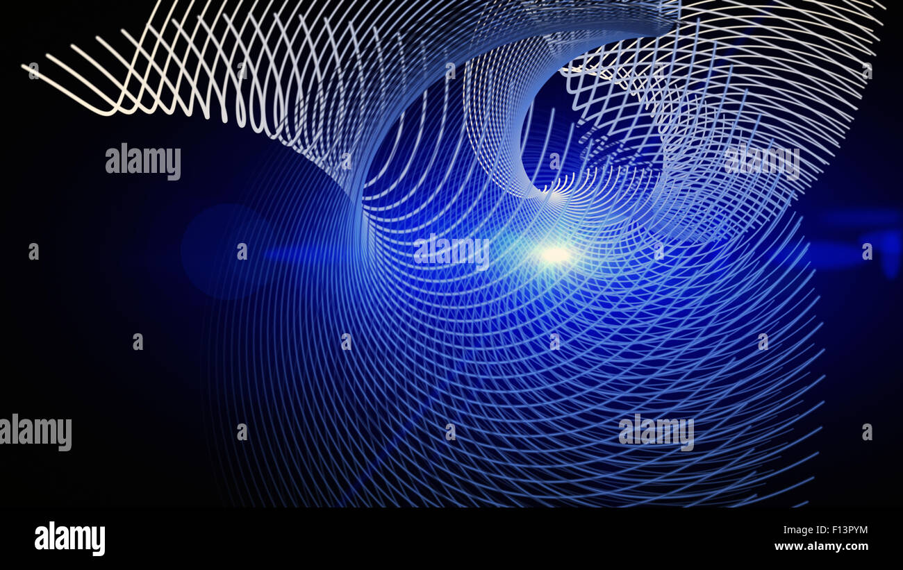 Futuristic technology wave background design with lights Stock Photo ...