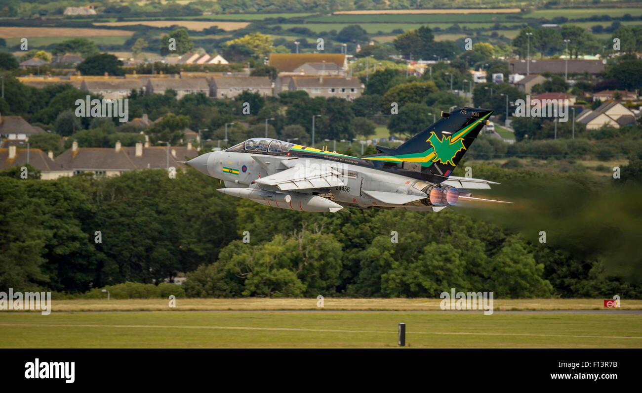 RAF Tornado GR4 Bat Special Tail at RNAS Culdrose Air Day 2015 Stock ...