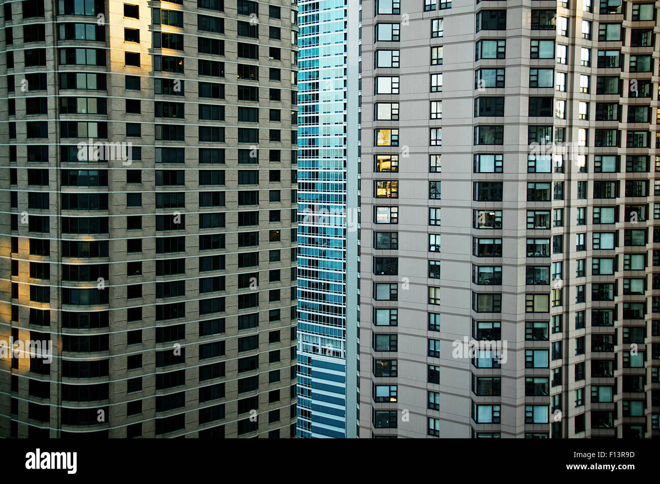 Chicago buildings makin a texture hi-res stock photography and images ...