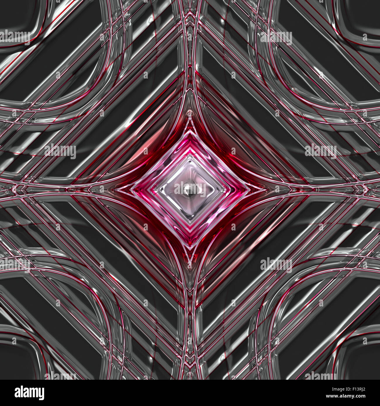 Wonderful abstract illustrated glass object Stock Photo - Alamy
